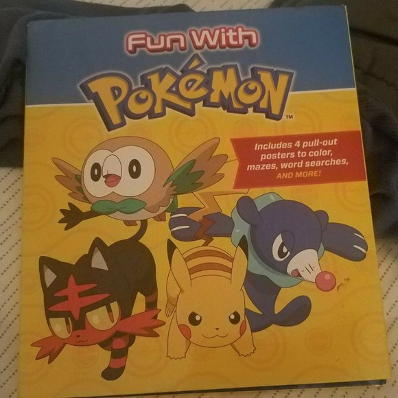 Pokemon | Toys | Fun With Pokemon Activity Book Posters To Color | Poshmark